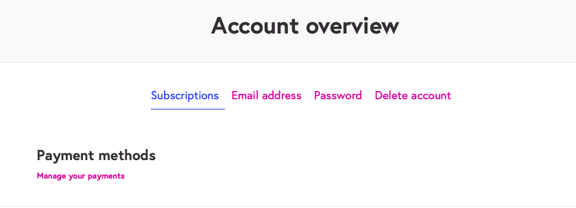 How to change your Subscriptions payment card – FutureLearn